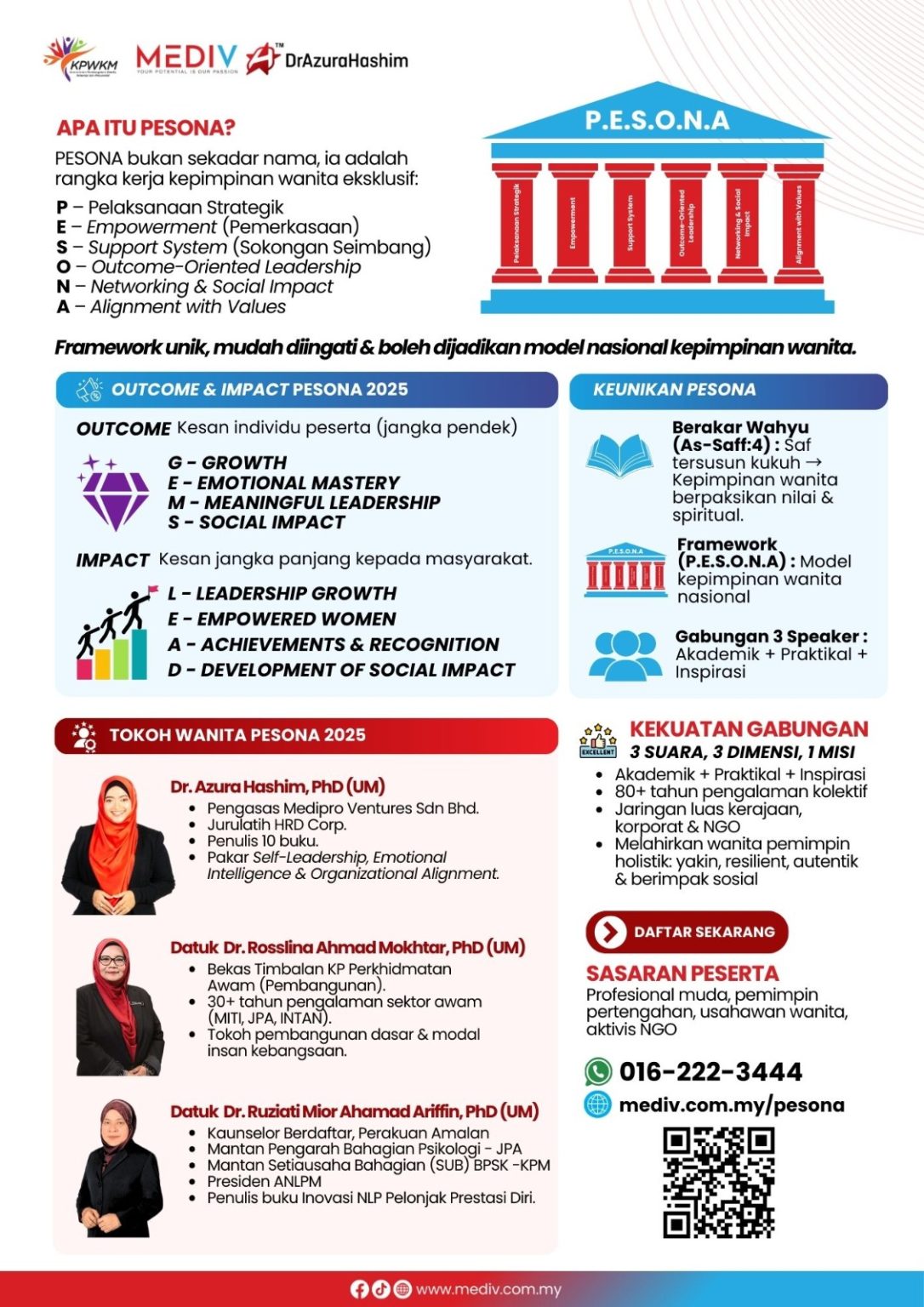 PROGRAM PEMANTAPAN PESONA KEPIMPINAN WANITA (PERANTIS 2025) - Mediv